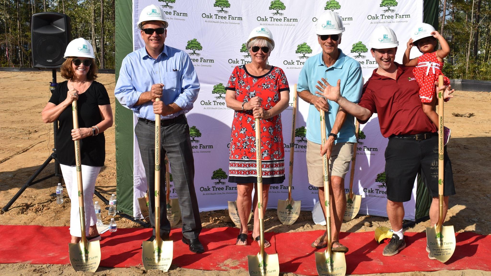 Groundbreaking at Oak Tree Farm - Thomas & Hutton