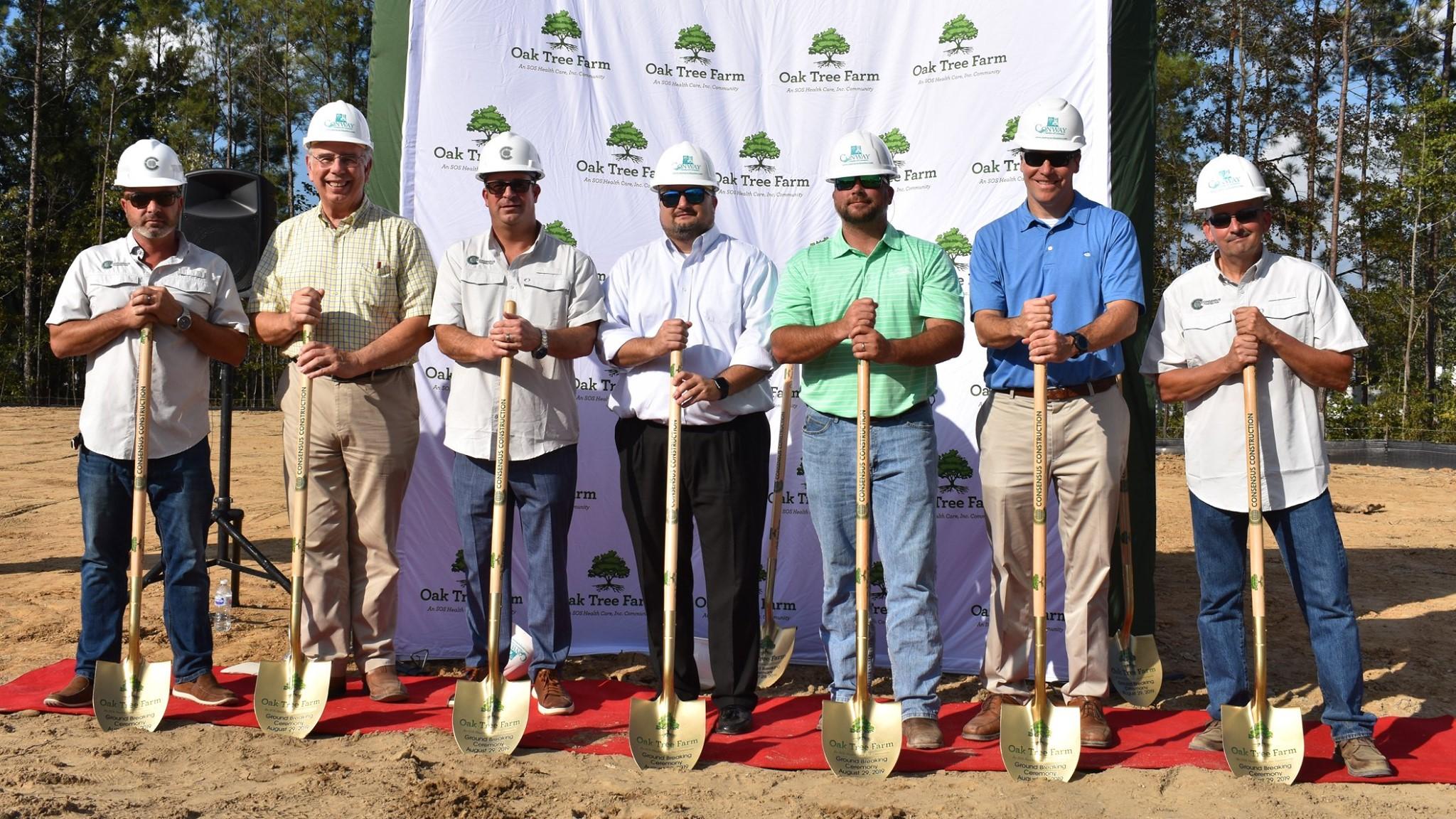 Groundbreaking at Oak Tree Farm - Thomas & Hutton