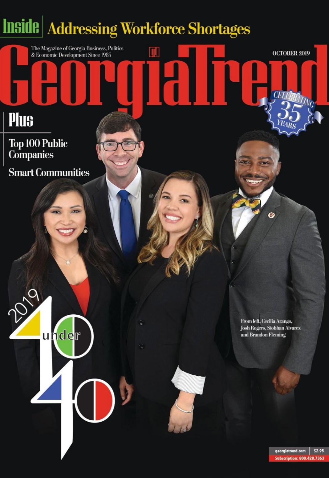 Cecilia Arango en la portada de Georgia Trend: 40 Under 40 - Thomas ...
