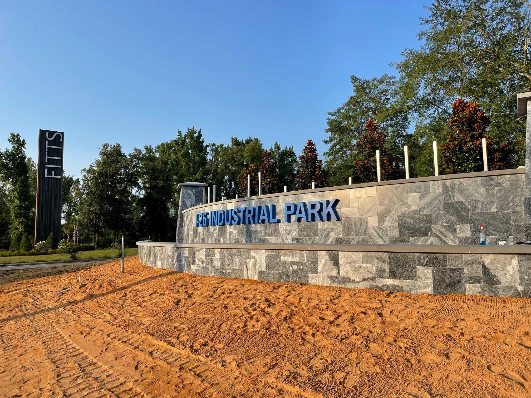 Entryway Monument Signage Puts I-26 Industrial On The Map - Thomas & Hutton