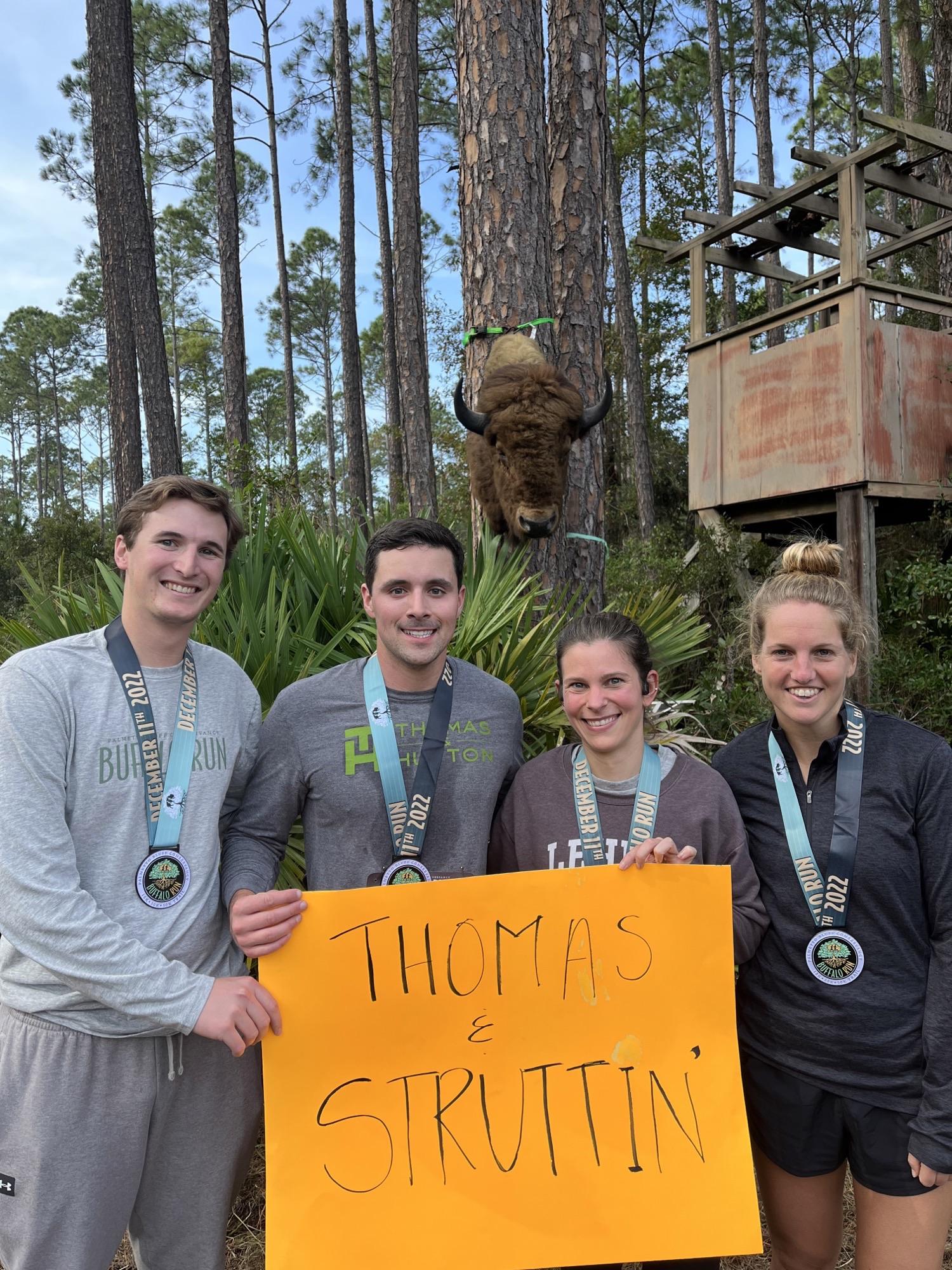 Thomas & "Struttin" Takes On Palmetto Bluff Buffalo Run - Thomas & Hutton