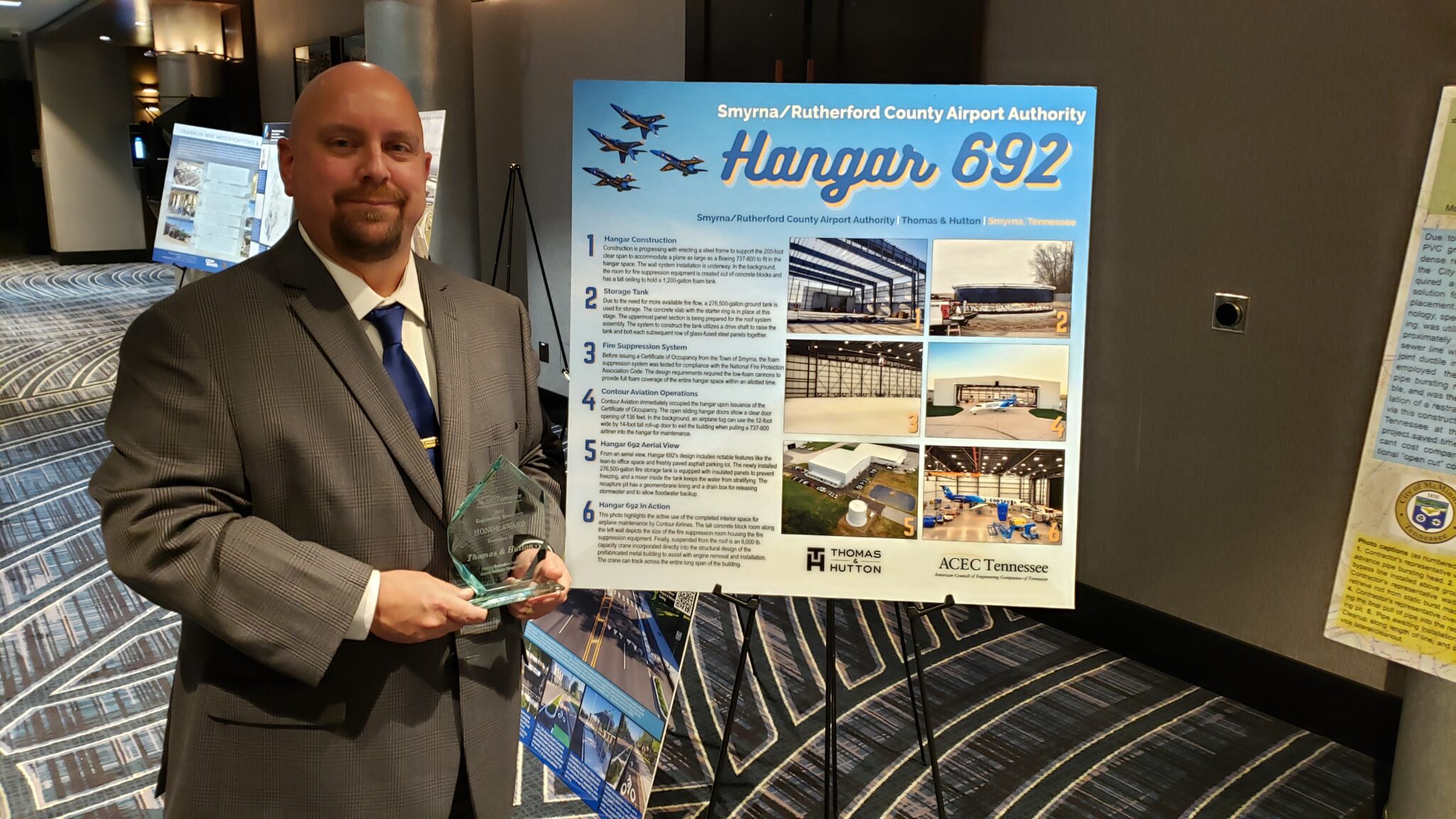 Thomas & Hutton's Hangar 692 Project Received the ACEC-TN Engineering ...