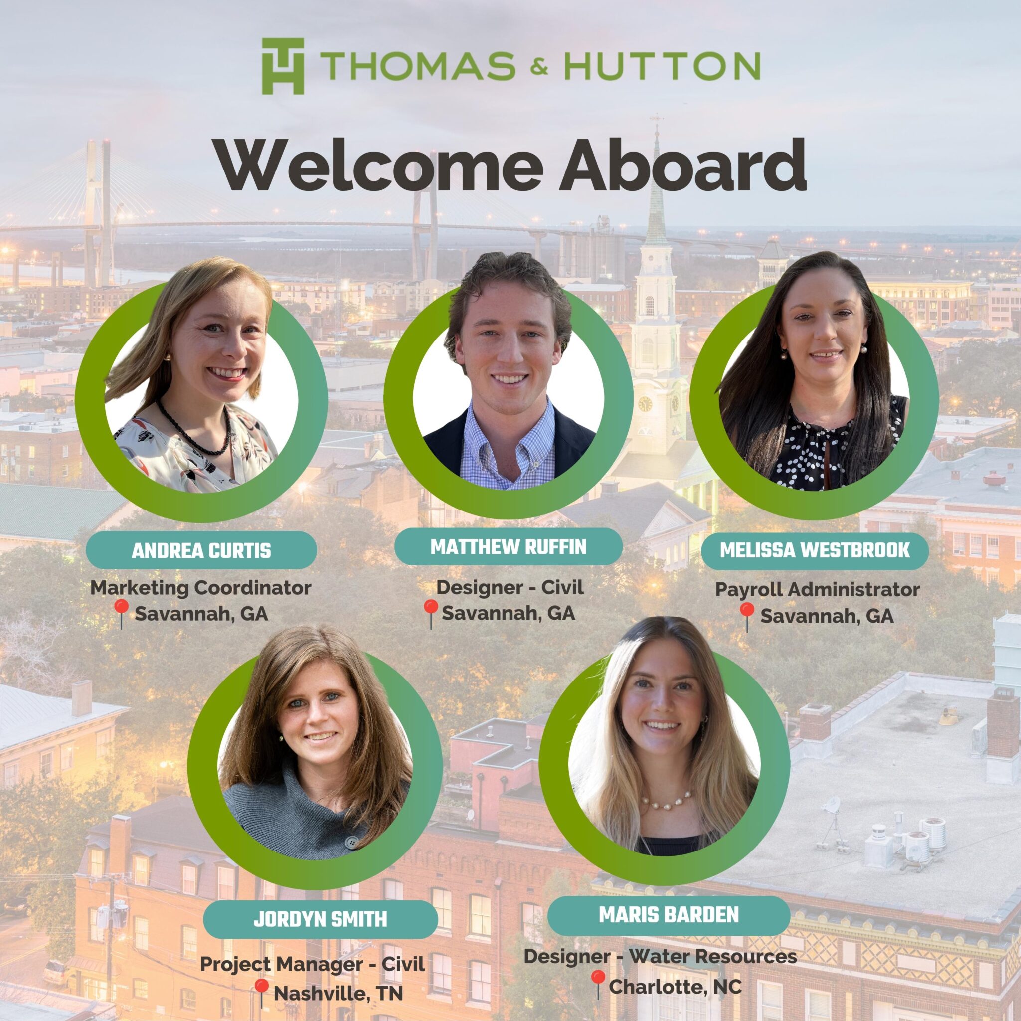 Thomas & Hutton Warmly Welcomes Five New Hires Across Our Savannah ...