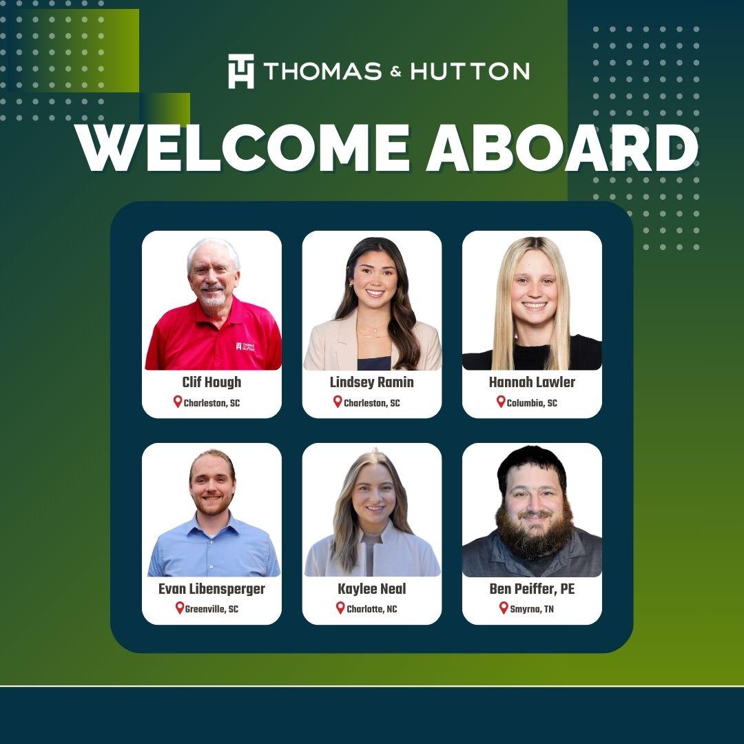 T&H Welcomes New Talent in the Carolinas and Tennessee - Thomas & Hutton