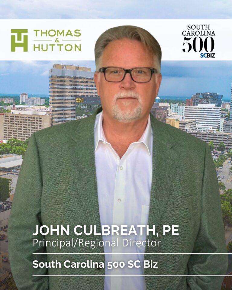 John Culbreath, PE named to the inaugural South Carolina 500 - Thomas ...